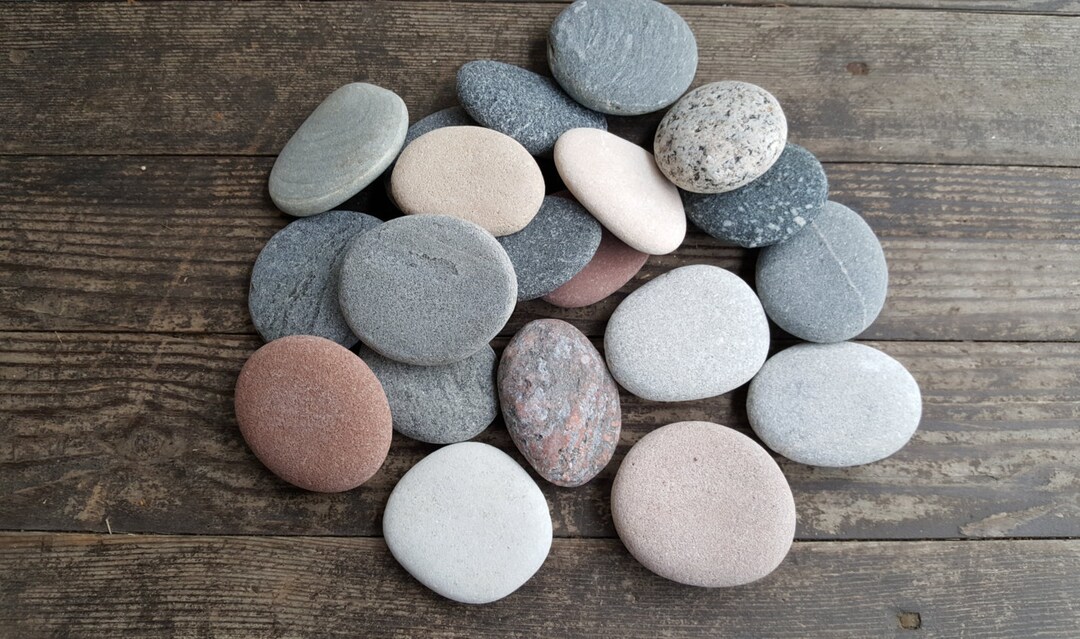 20 Extra Large Sea Stones- Beach Stones- Wedding Guest Book - Beach ...