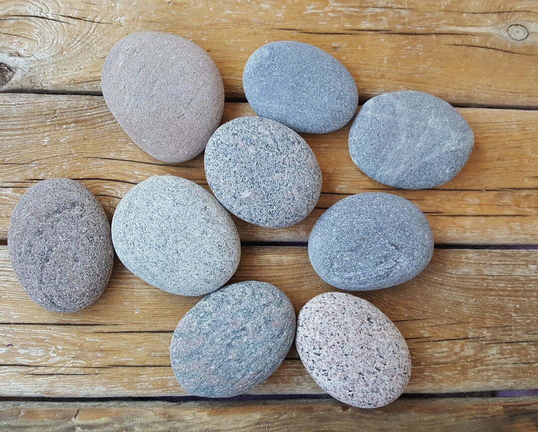 9 Extra Large Sea Stones Beach Stones Beach Finds 3.073.14 Large Sea ...