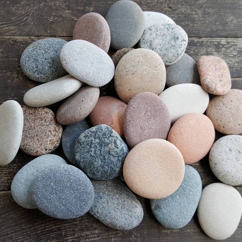 Flat Stones - Etsy