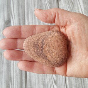 Natural Beach Stone Stack triangular Sea Stones zen Stones beach Stone ...