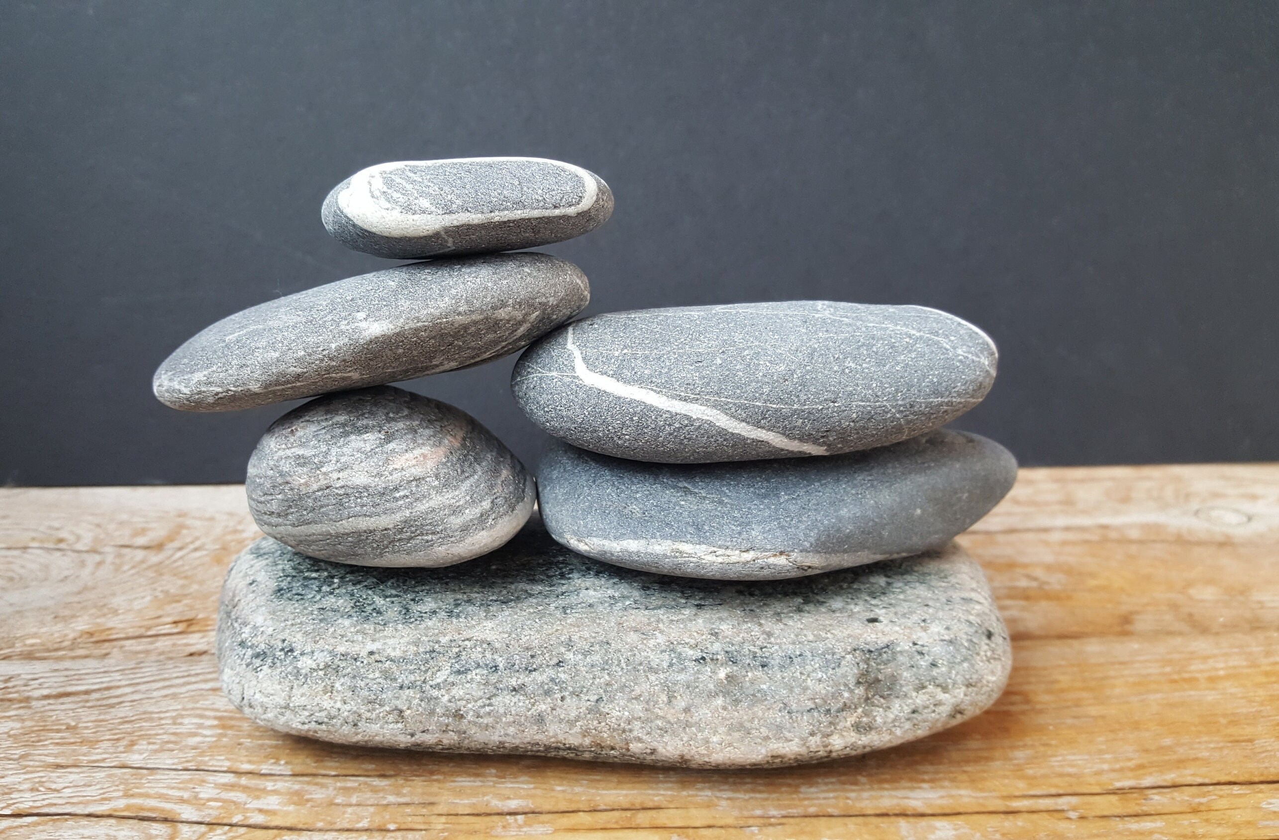 Home & Living Rocks & Geodes Natural Beach Stones I 4 Extra Large Zen ...