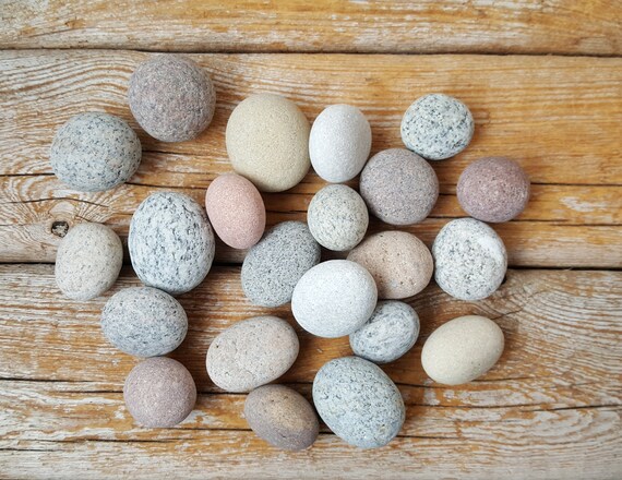 Round Spherical Stones Beach Stone egg-shaped Rocks - Etsy