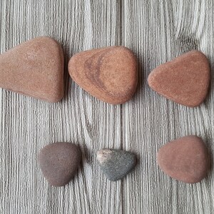 Natural Beach Stone Stack -triangular Sea Stones -zen Stones -beach ...