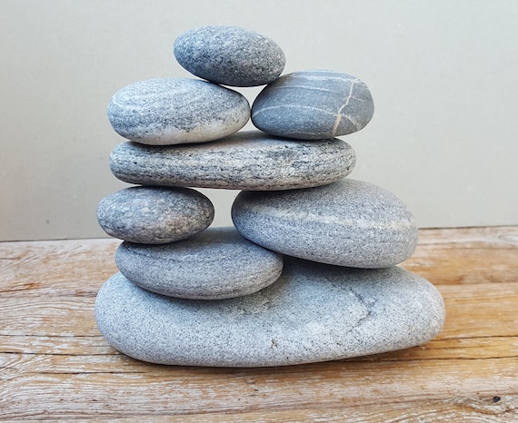 Home & Living Rocks & Geodes Natural Beach Stones I 4 Extra Large Zen ...
