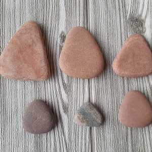 Natural Beach Stone Stack -triangular Sea Stones -zen Stones -beach ...