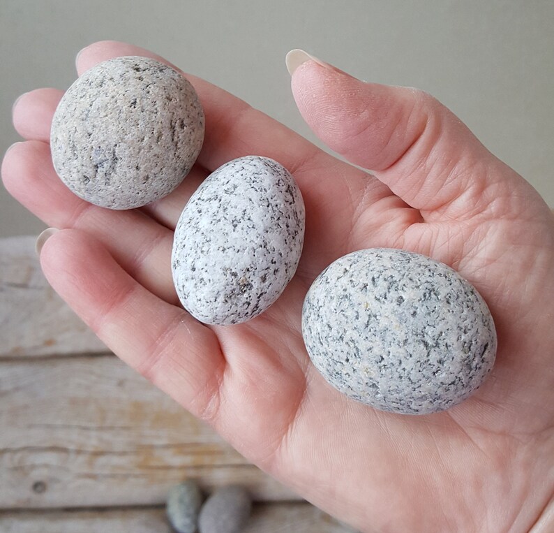 Round Spherical Stones Beach Stone Egg-Shaped Rocks | Etsy