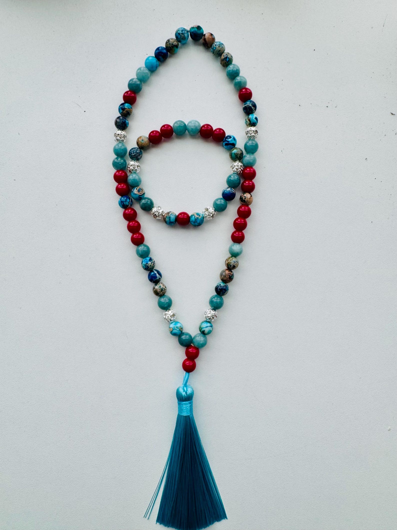 Goddess Athena Meditation Beads - Mini Mala & Bracelet Set - Etsy