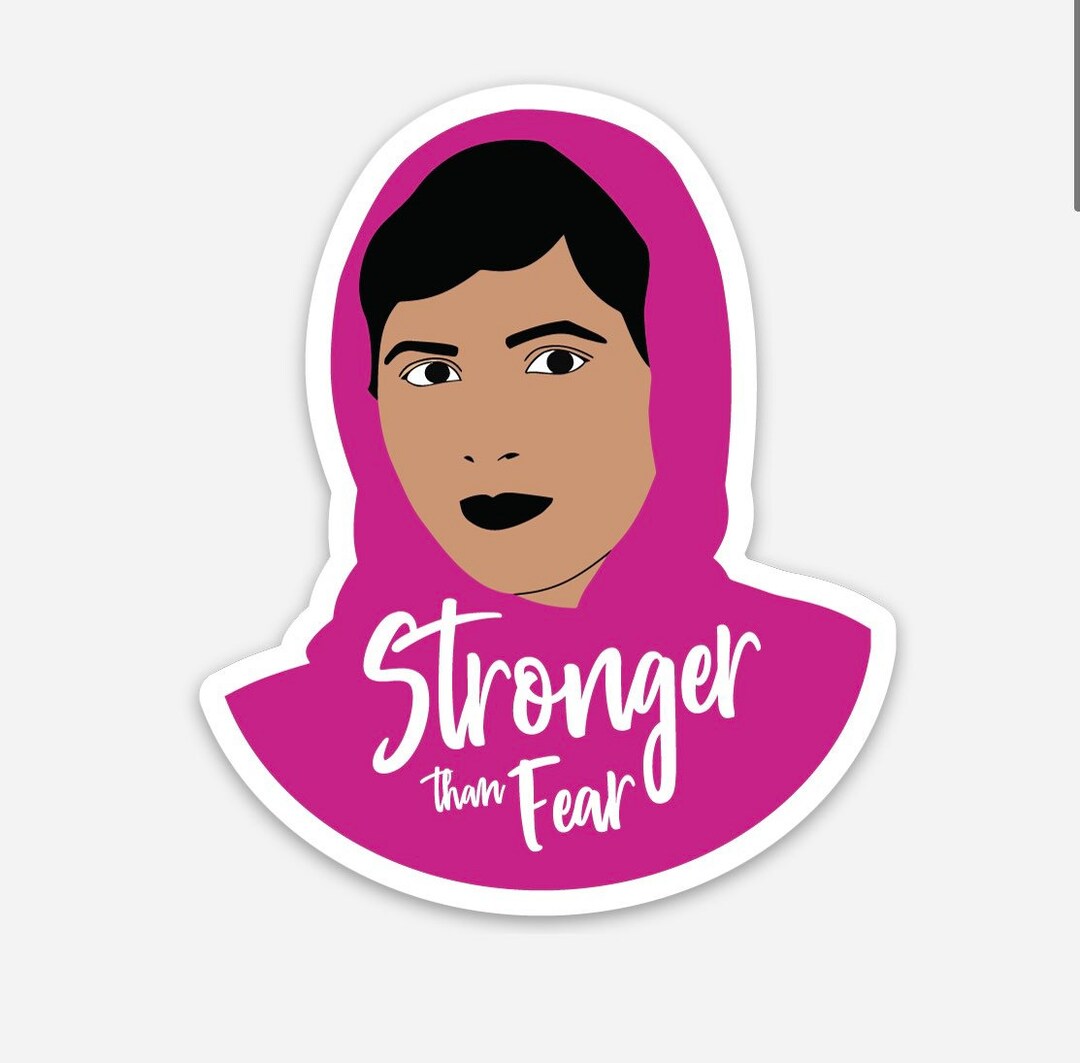 Stronger Than Fear Vinyl Sticker Feminist Sticker Malala Etsy stronger-than-fear-vinyl-sticker-feminist-sticker-malala-etsy