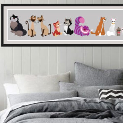 Disney's Cats of Disney Panoramic Poster/print | Etsy