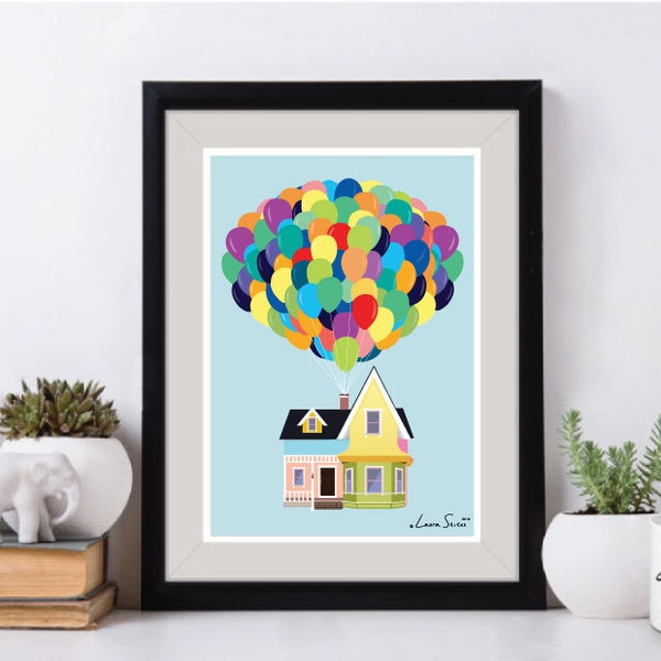 Up Pixar Wall Art - Etsy
