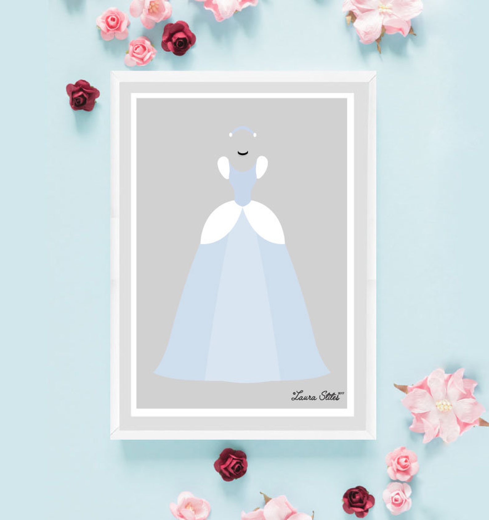Disney's Cinderella Poster/print Minimalist Cinderella - Etsy