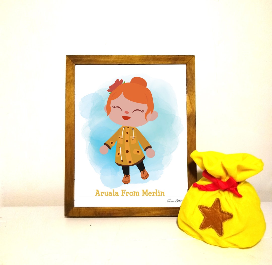 Custom Animal Crossing Character Poster/print Minimalist Animal ...