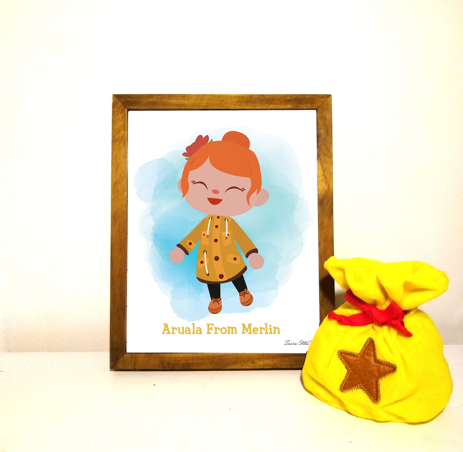 Custom Animal Crossing Character Poster/print Minimalist | Etsy