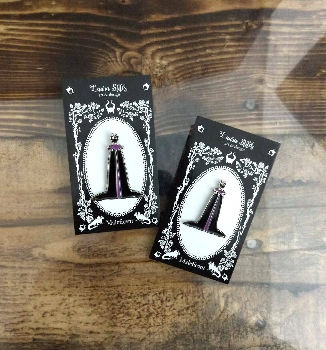 Disney's Maleficent Fantasy Pin Minimalist Sleeping | Etsy