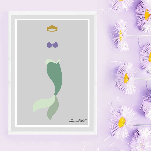Ariel Poster - Etsy