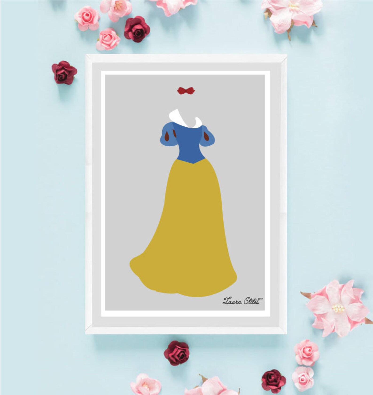 Disney's Snow White Poster/print Minimalist Snow White | Etsy