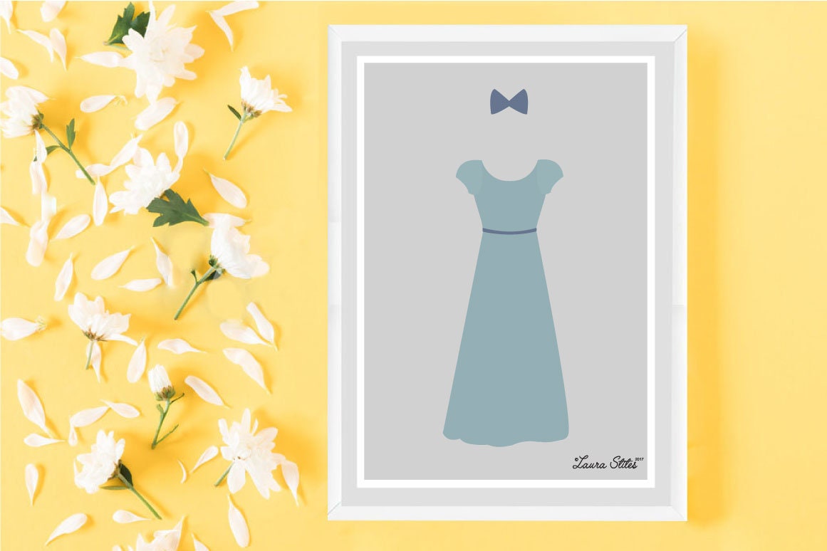 Disney's Wendy Poster/print Minimalist Peter Pan Poster - Etsy