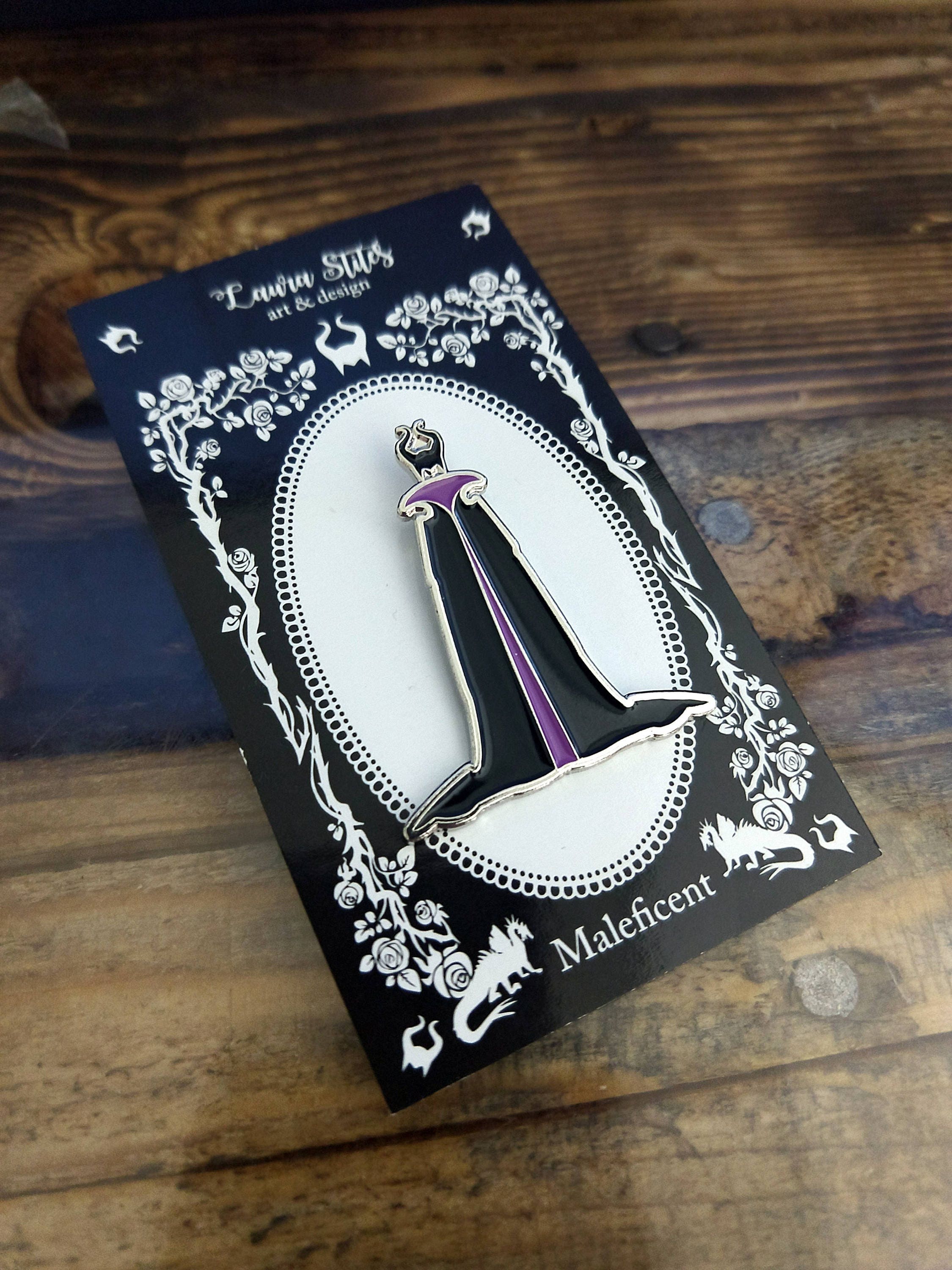 Disney's Maleficent Fantasy Pin minimalist sleeping | Etsy