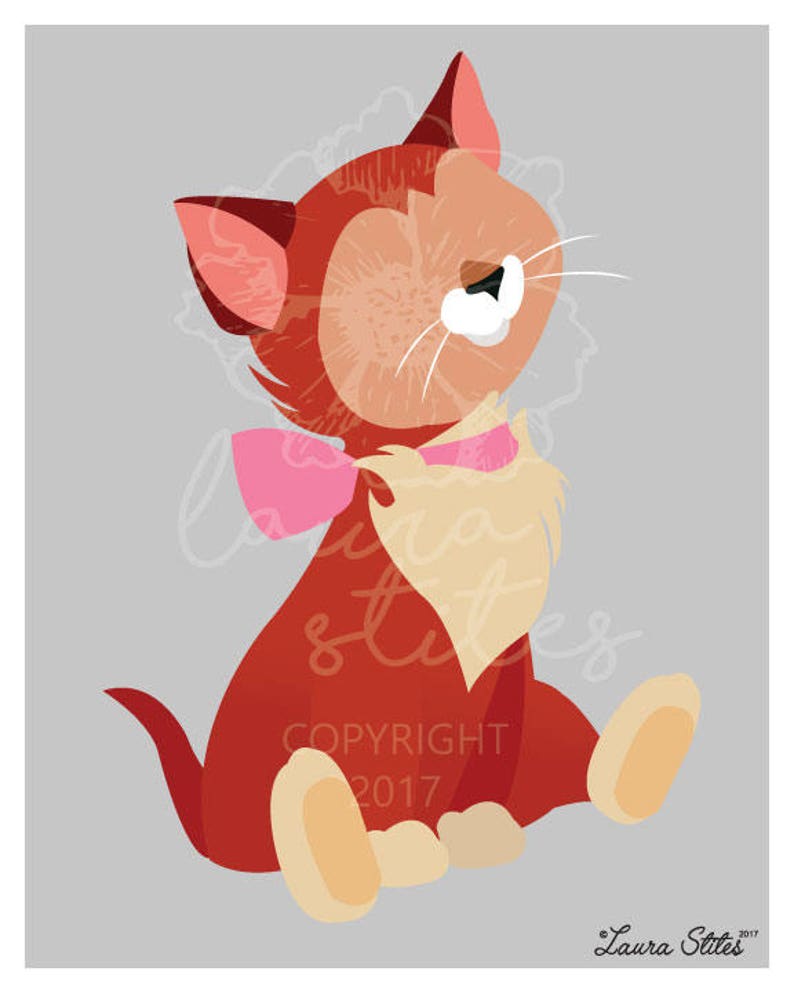 Disney Cat Dinah Poster/Print cats disney dinah cat alice in | Etsy