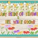 Spring Flowers Bulletin Board Kit, Seeds of Kindness, Door Decor ...