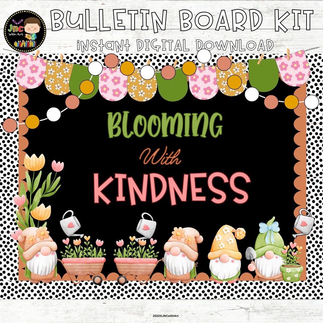 Spring Bulletin Board Kit | Easter Classroom Door Decor | Printable ...
