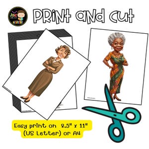 Women's History Month Bulletin Board Kit Women's Day Biography ...