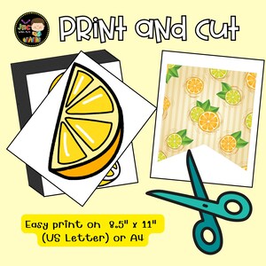 Squeeze the Day Lemon Gnome Bulletin Board Kit – Editable Summer ...