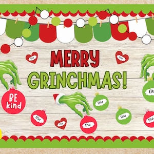 Christmas Kindness Bulletin Board Kit, Door Decoration, Christmas ...