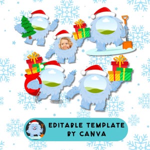 Yeti Winter Bulletin Board Kit January Classroom Door Decor Editable - Etsy