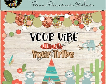 Flamingo Bulletin Board Kit, Back to School Flock Door Decor, Classroom ...