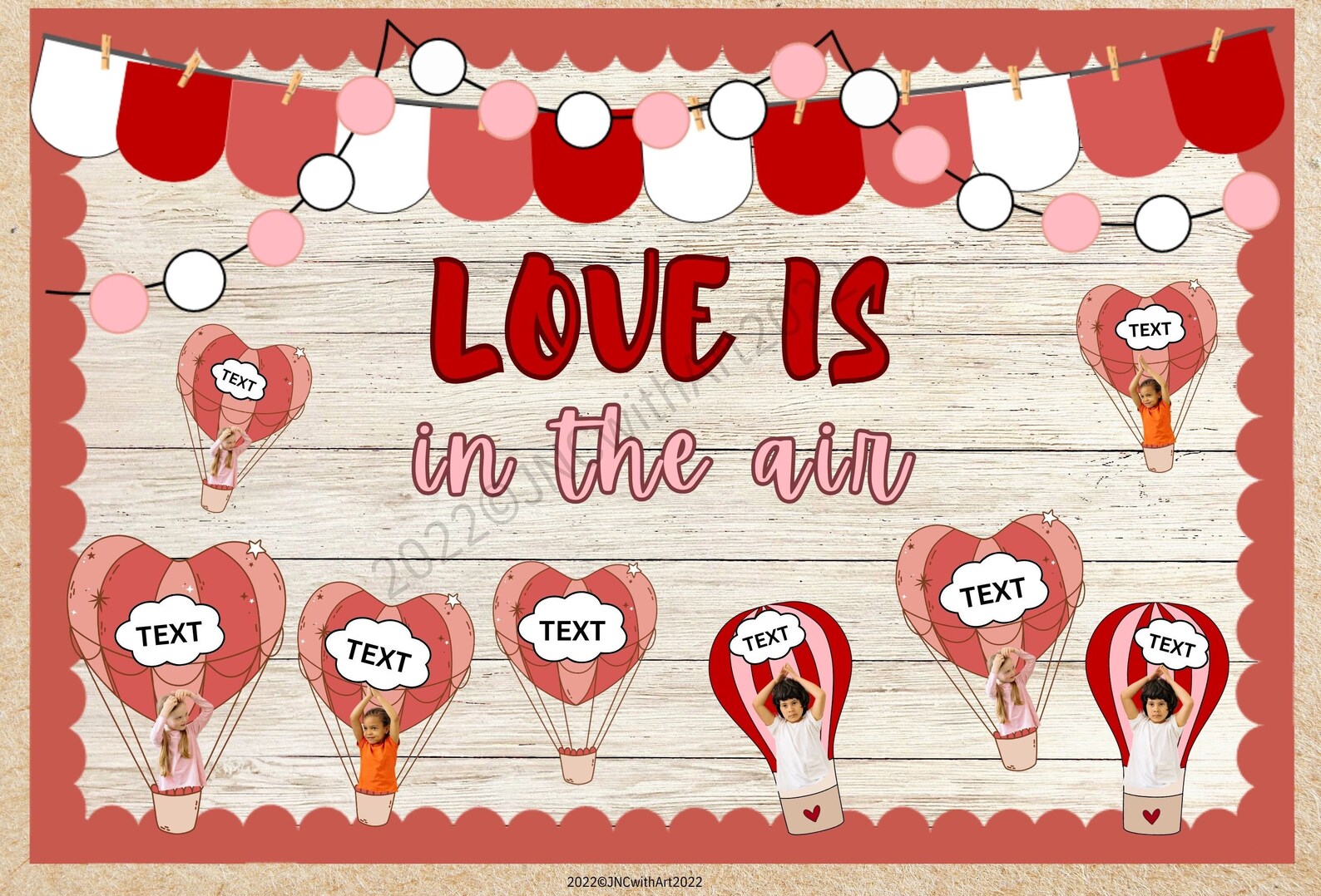 Valentine's Day Bulletin Board Kit, in Our Loves ERA, Door Decor ...