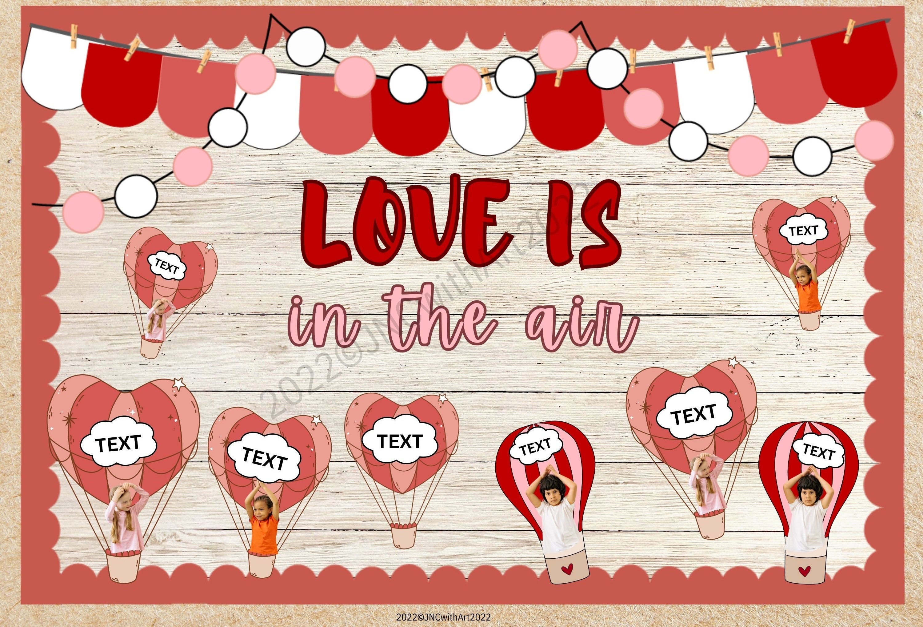 Valentine's Day Bulletin Board Kit, in Our Loves ERA, Door Decor ...