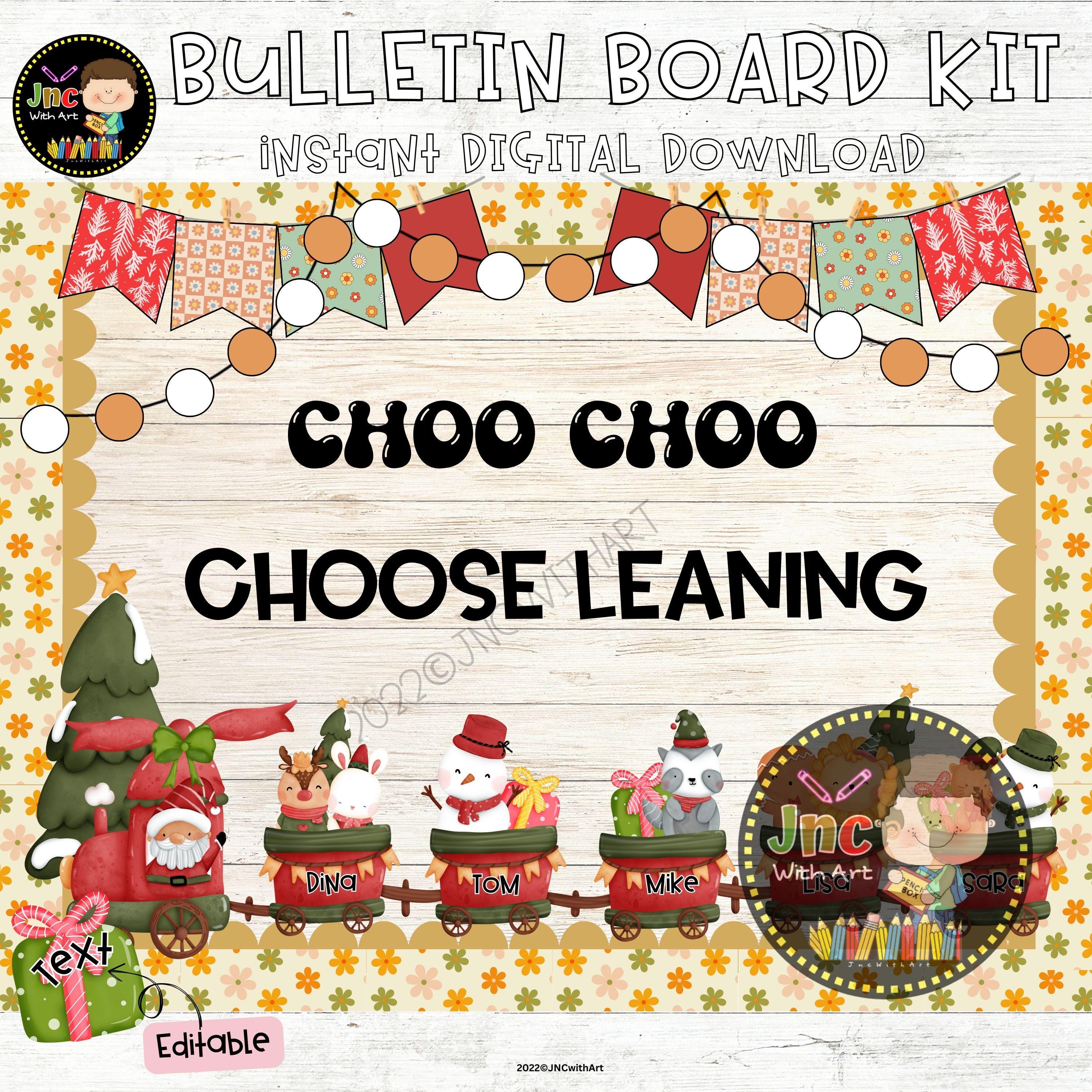 Christmas Train Bulletin Board Kit Express Polar Train, December Decor ...