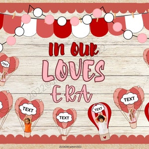 Valentine's Day Bulletin Board Kit, in Our Loves ERA, Door Decor ...