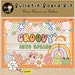 Groovy Spring Bulletin Board Kit,spring Theme,april Door Decor,editable ...