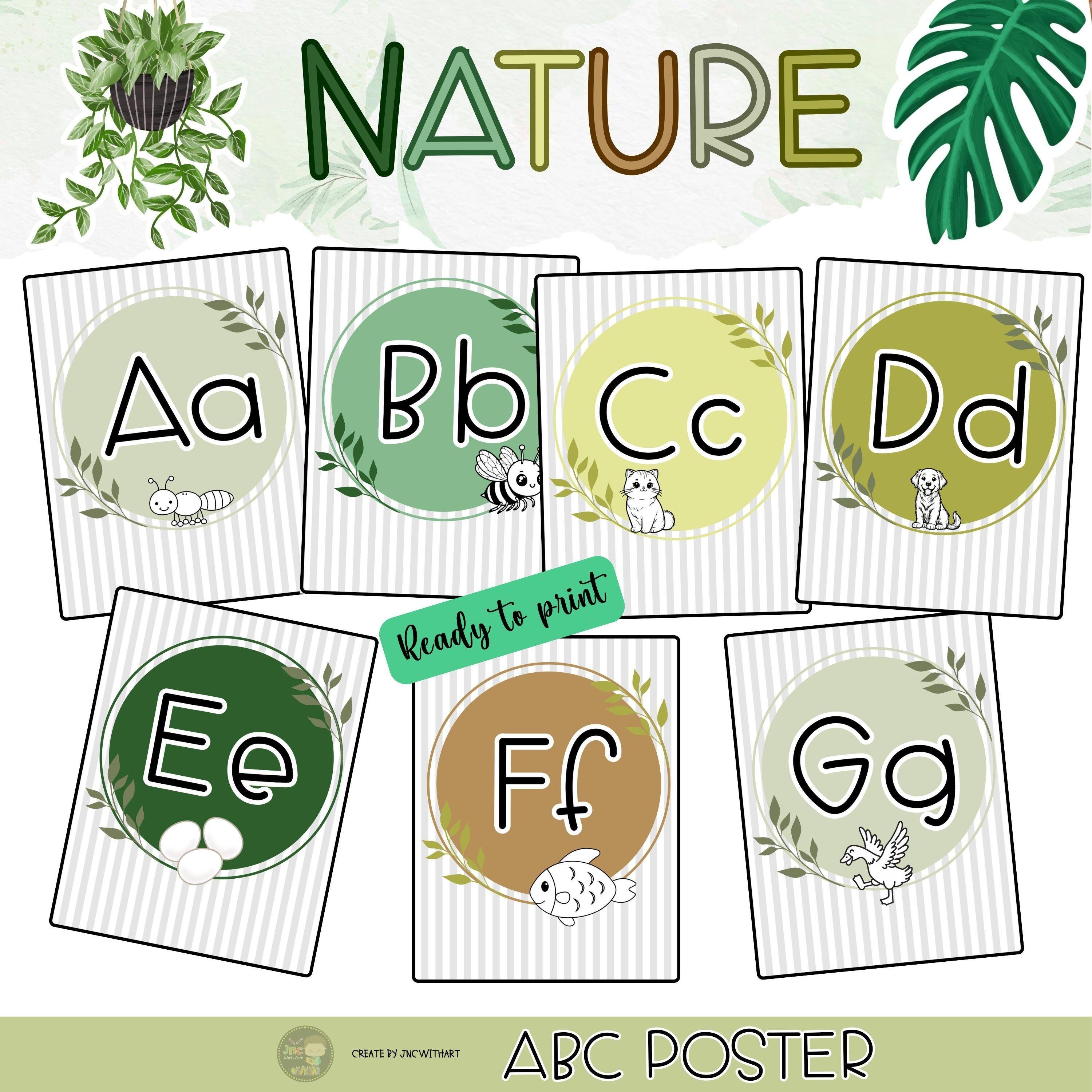 Nature Themed Classroom Decor Bundle Editable - Etsy