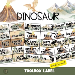 Dinosaur Themed Classroom Decor Bundle, Back to School Bulletin Board ...