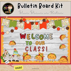 TACO 'bout a Great Staff Bulletin Board Ideas Door Decoration Kit ...