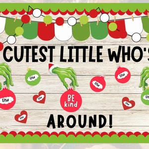 Christmas Kindness Bulletin Board Kit, Door Decoration, Christmas ...