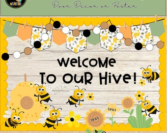 Welcome to Our Hive Bee Kind Back to School Bulletin Board - Etsy