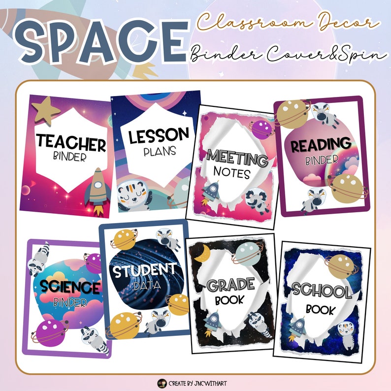 Space Themed Classroom Decor Bundle Printable Back to School Classroom ...