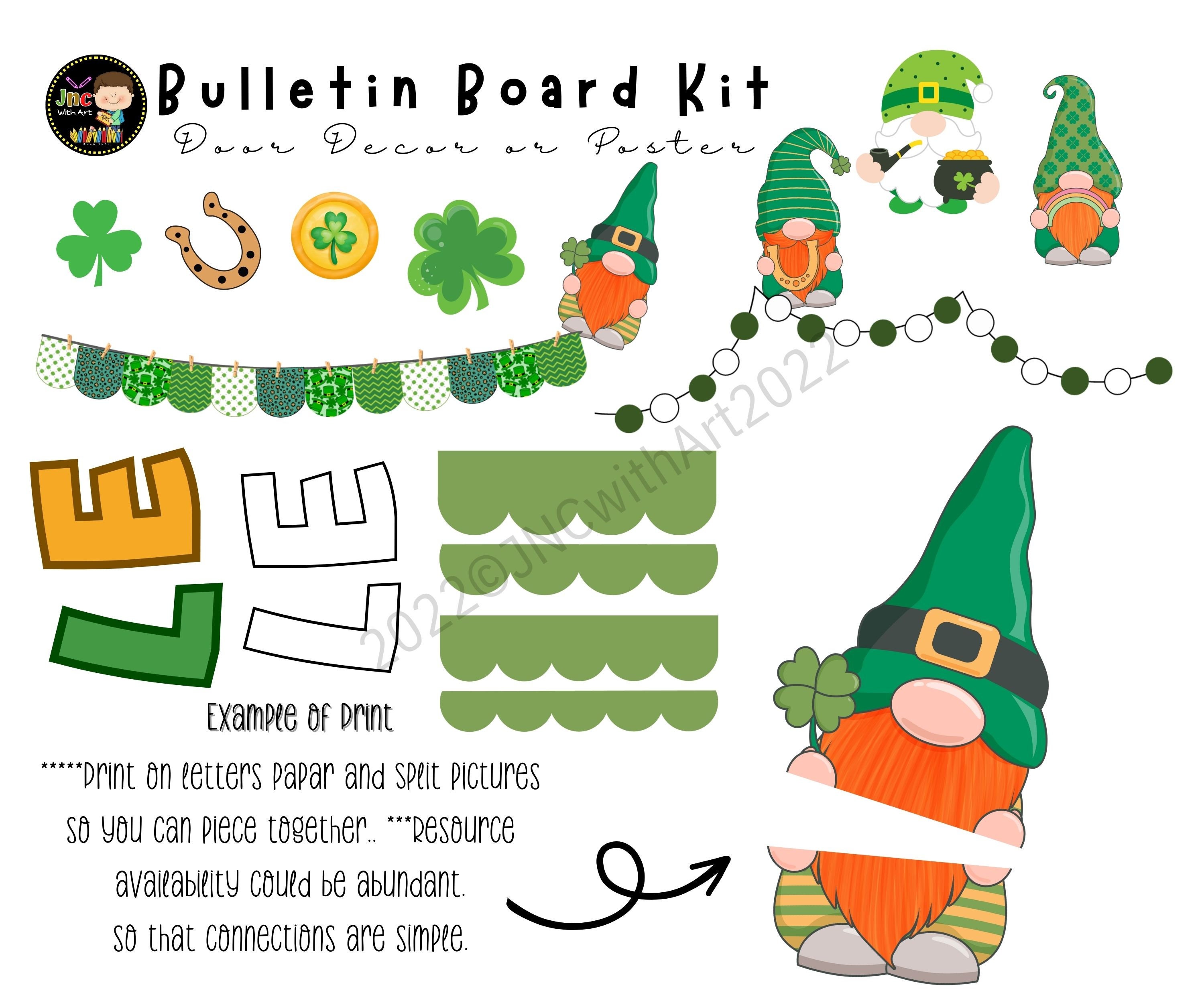 Lucky Charms Bulletin Board Kit, St Patricks Day Bulletin Boards Ideas ...