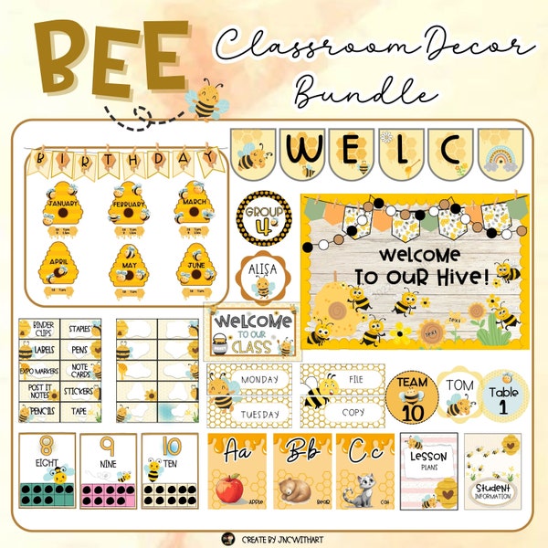 Bee Themed Classroom - Etsy