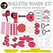 Valentine Day Bulletin Board Kit, Classroom Decor Holiday Seasonal ...