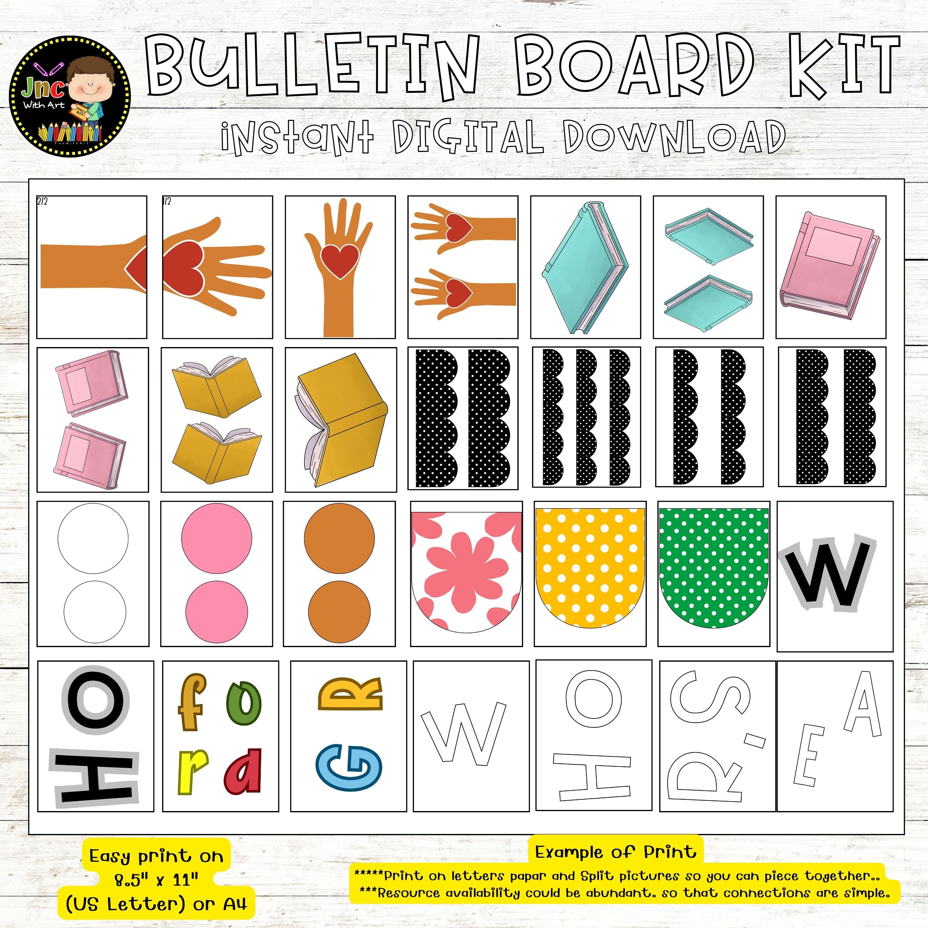 Gnome Back to School Bulletin Board Kit: Editable Door Decor (digital ...