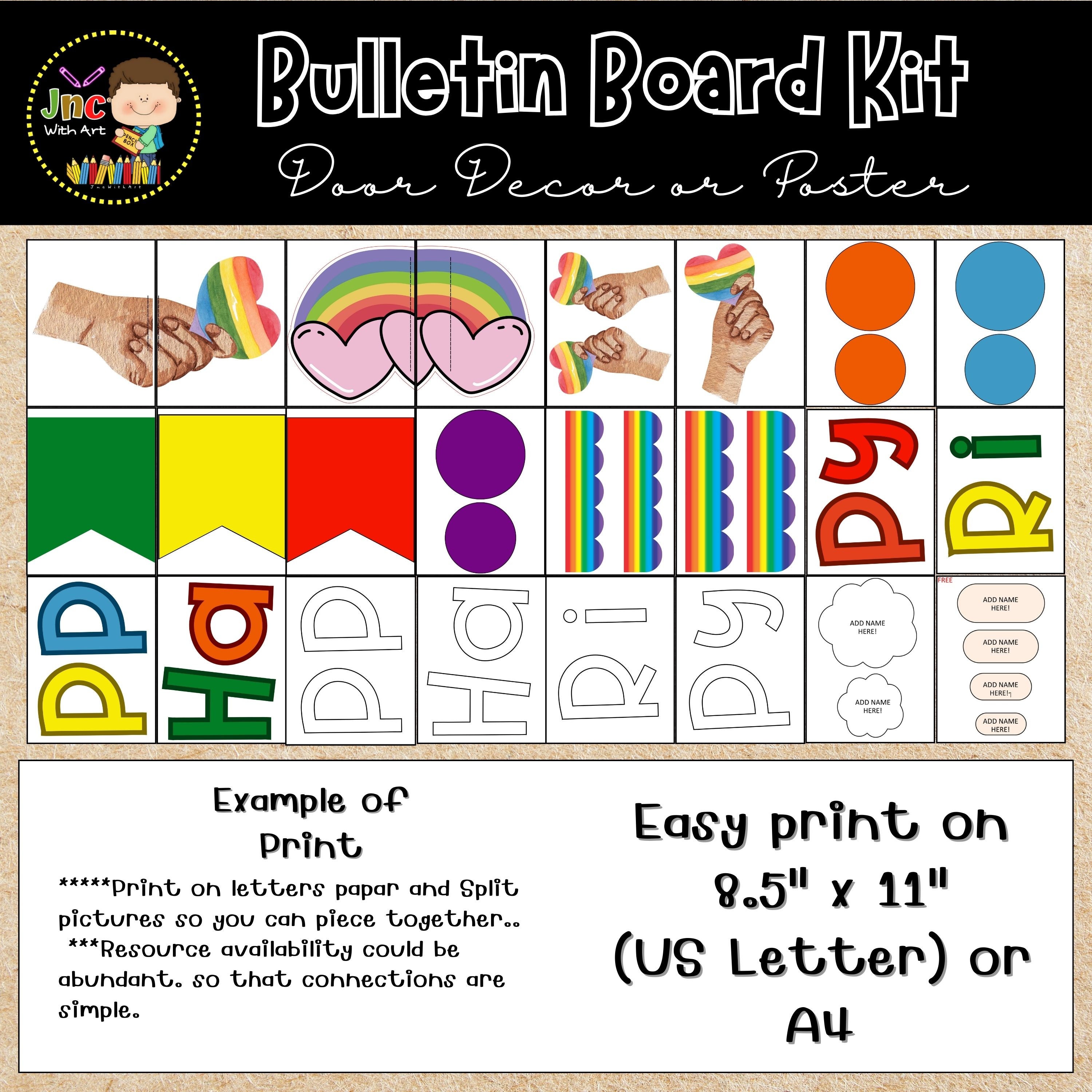 Pride Month Bulletin Board Ideas Be Proud Classroom Display Door Decor ...