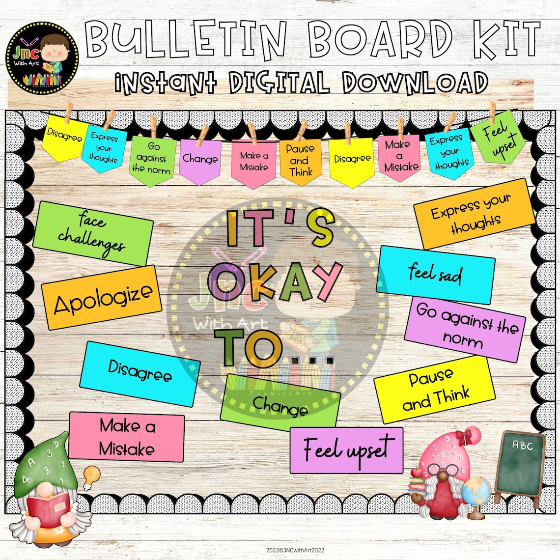 Back to School Social Emotional Learning Bulletin Board Mental Health ...