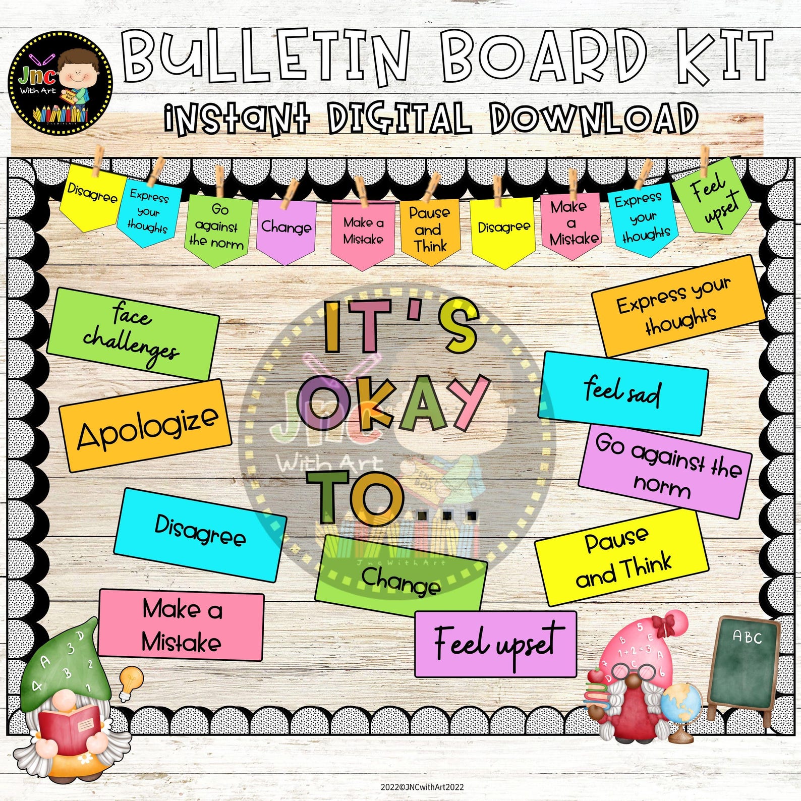 Back to School Social Emotional Learning Bulletin Board Mental Health ...