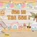 Groovy Retro Into Summer Bulletin Board Kit Classroom Decor Editable - Etsy