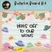 Mother's Day Bulletin Board Kit May Hats Classroom Door Decor Editable ...